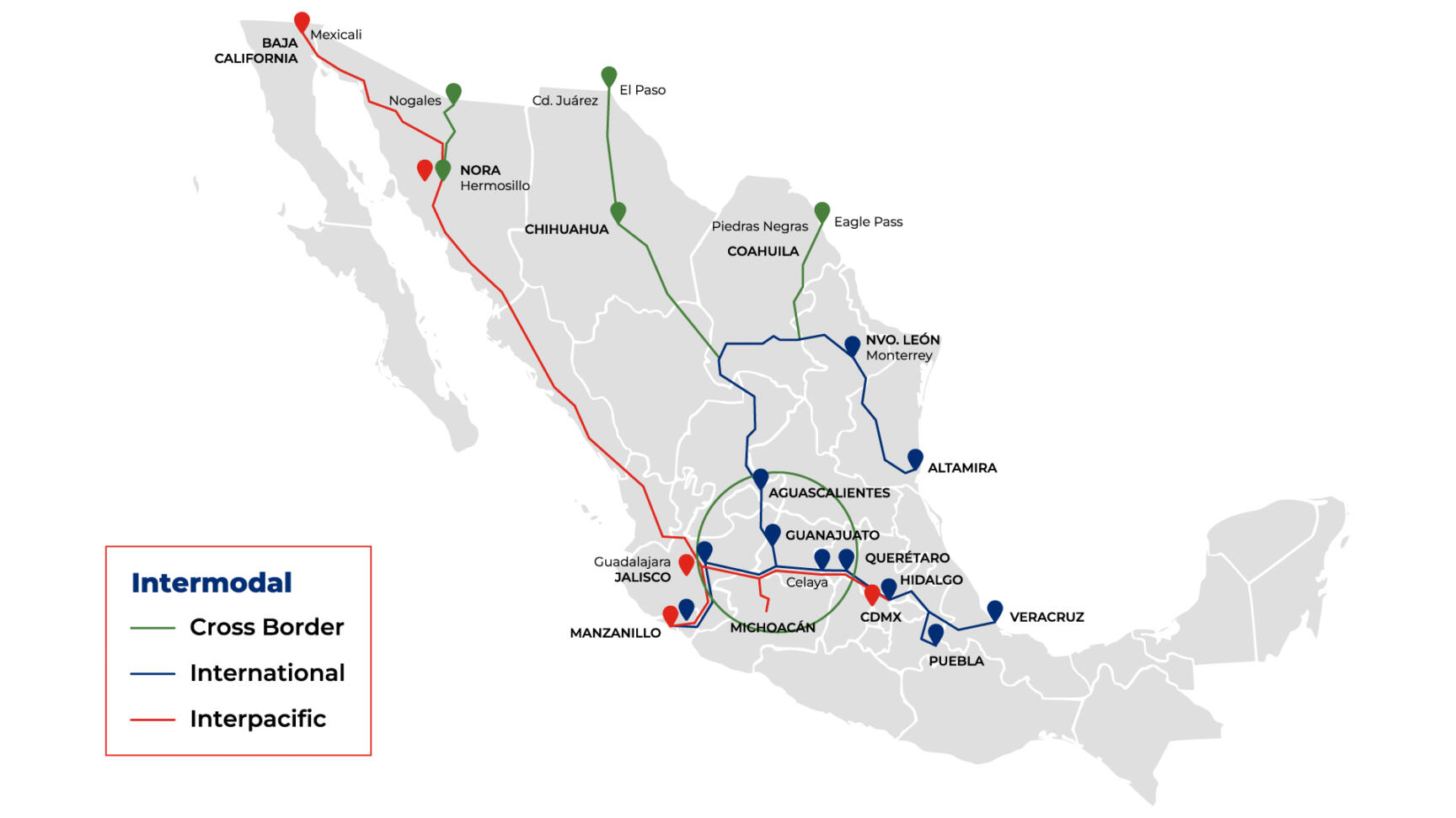 International Intermodal Freight Shipping: Mexico | STG Logistics