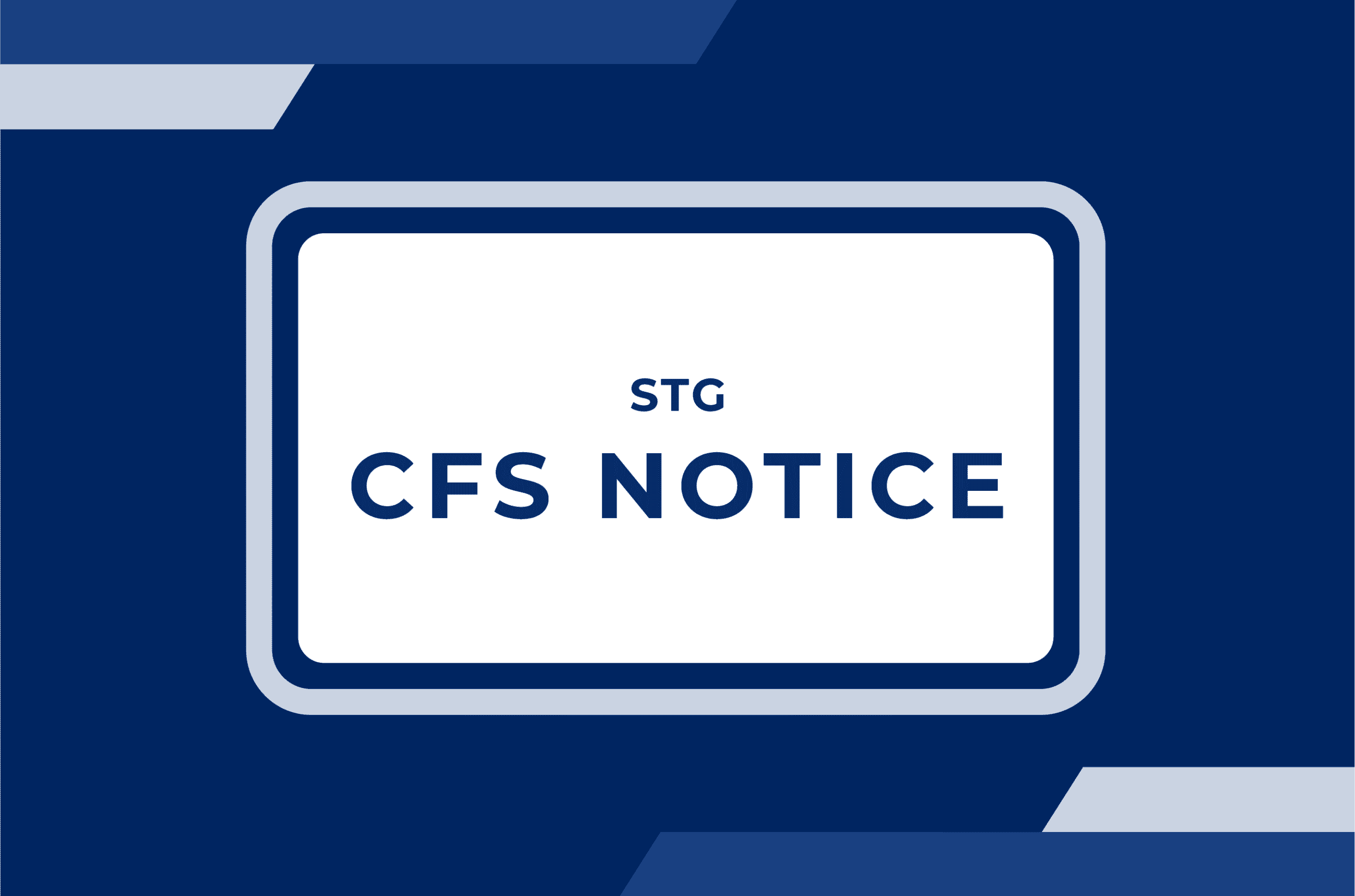 NOTICE: New CFS Agent in Portland, OR - STG Logistics