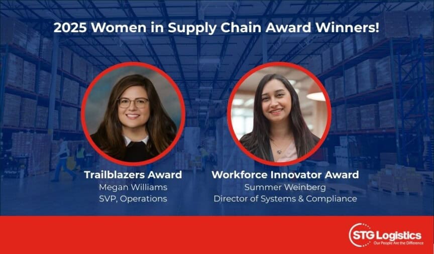 Two STG Logistics Employees Honored with 2025 Women in Supply Chain ...